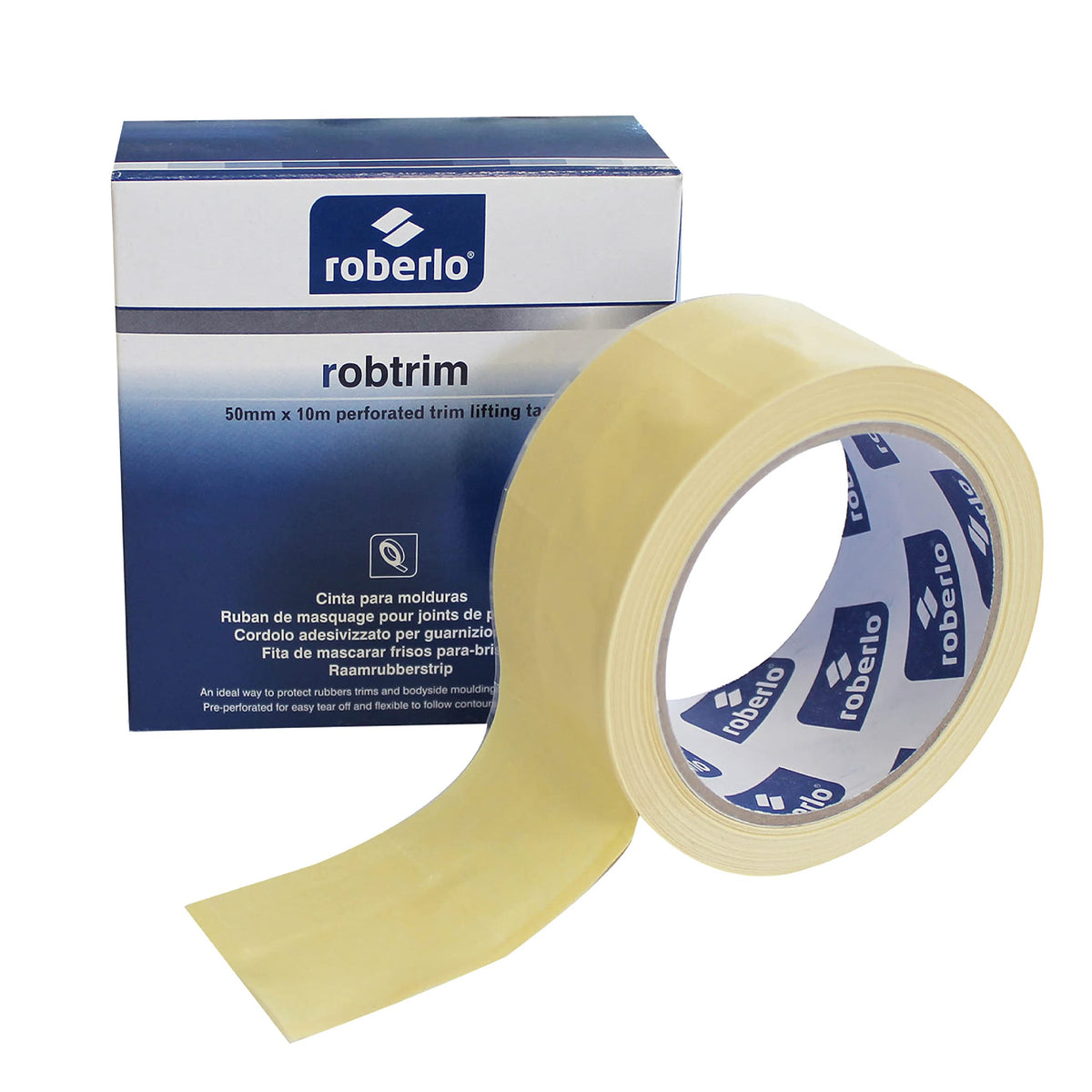 Roberlo Trim Tape/ Lifting Tape 50mm x 10mtr – Hybrid Paints